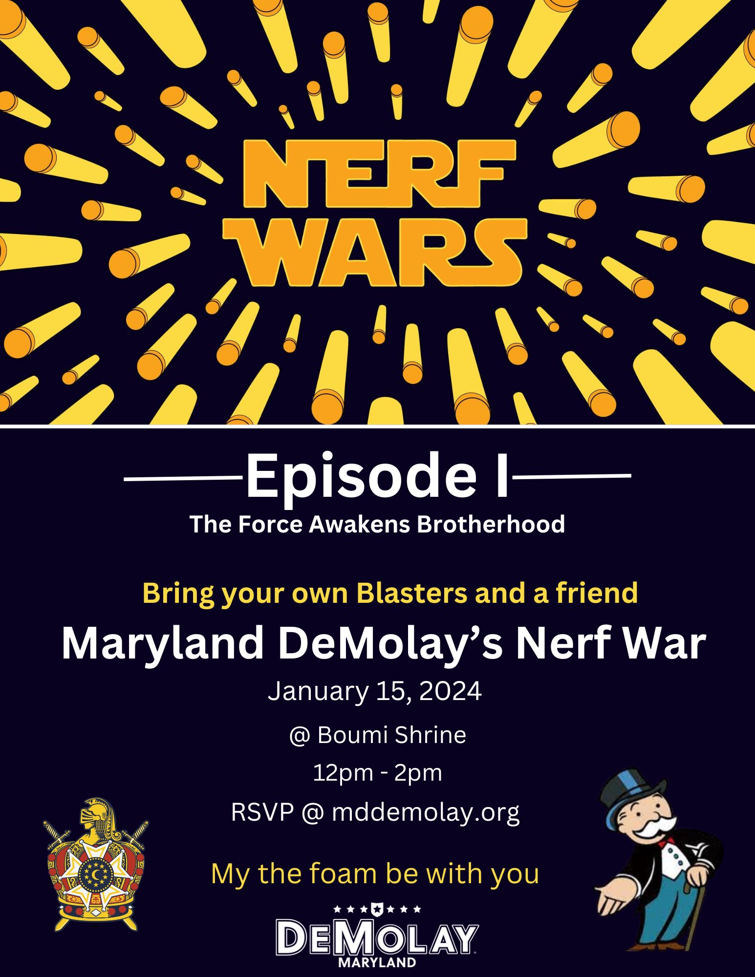 Nerf Wars – Maryland DeMolay